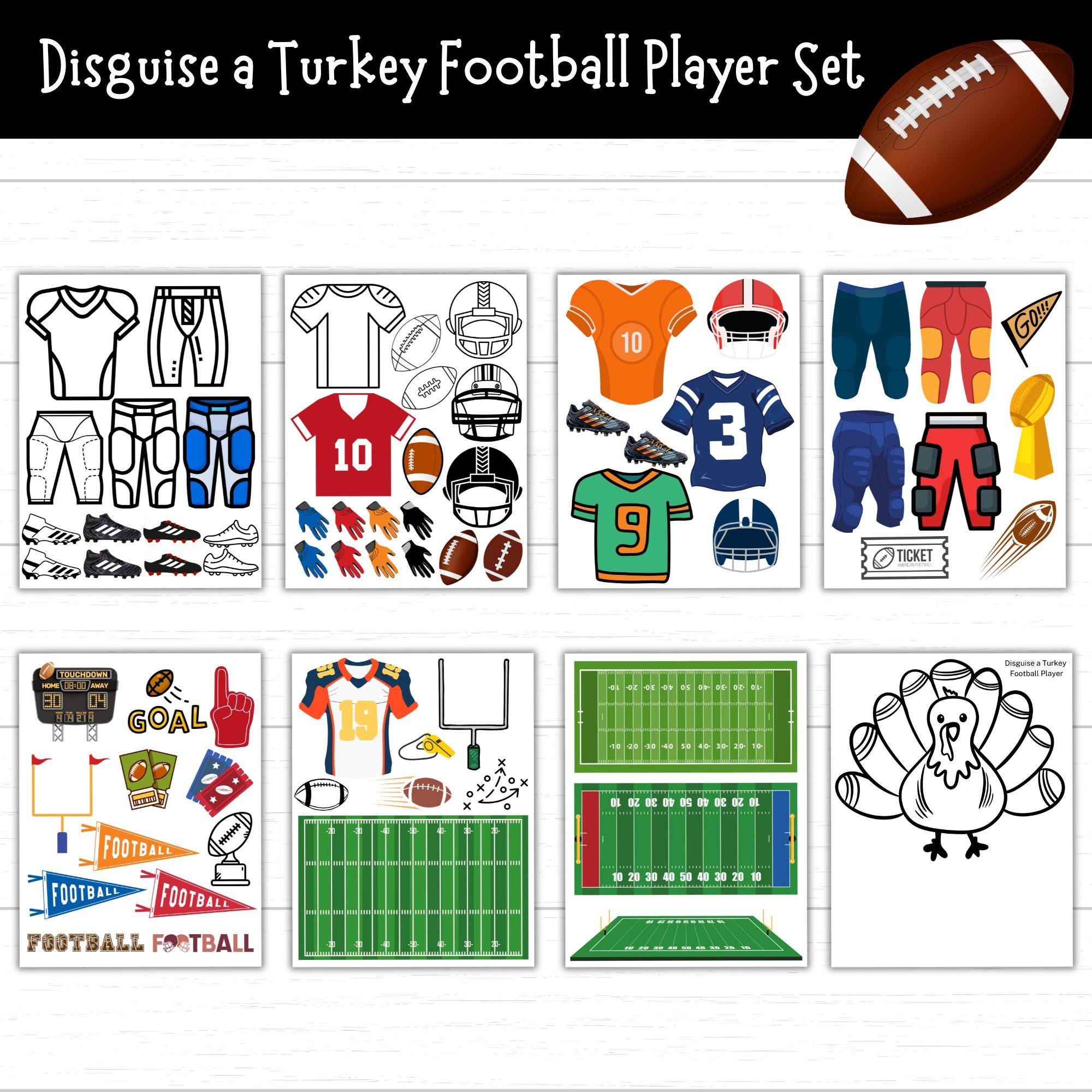 Disguise a Turkey Football Player, Football Turkey, Sports Turkey ...