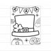 Leprechaun Hat Coloring Pages, Leprechaun Hat Printables, Printable St ...