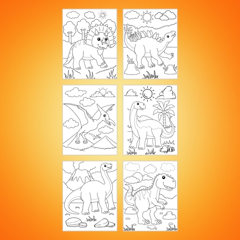 Dinosaur Coloring Pages, Dinosaur Activities for Kids, Printable ...