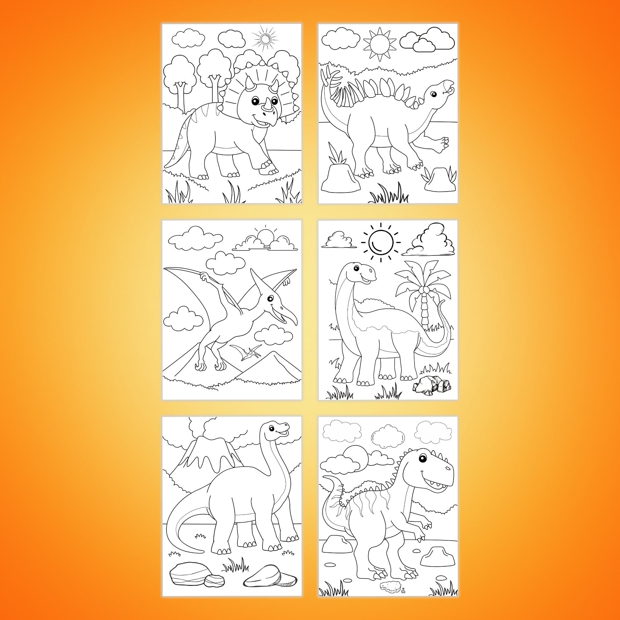 Dinosaur Coloring Pages, Dinosaur Activities for Kids, Printable ...