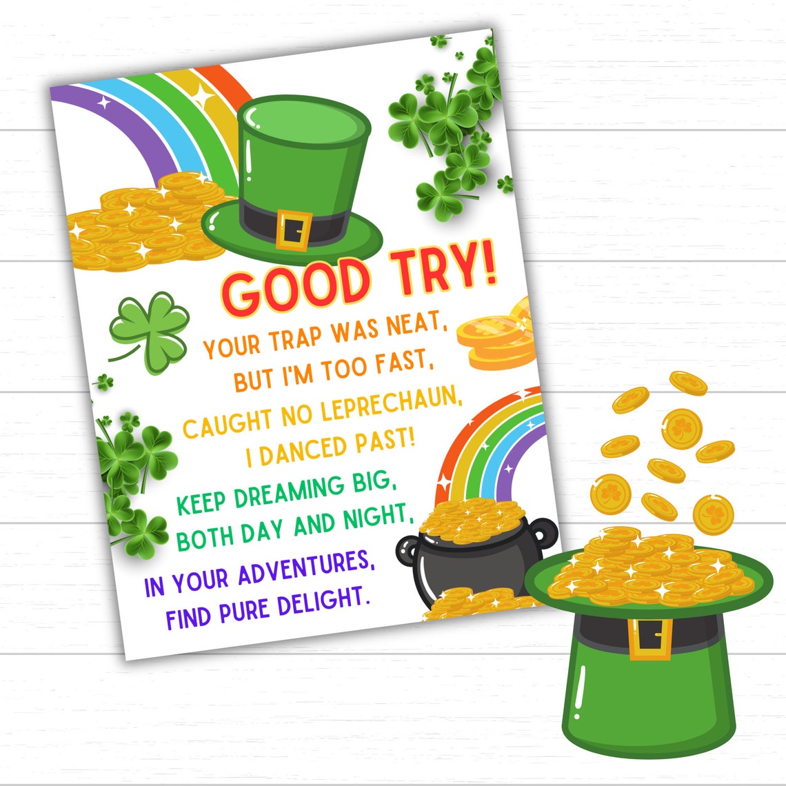 Leprechaun Letter to Child, Printable Leprechaun Letters to Kids ...