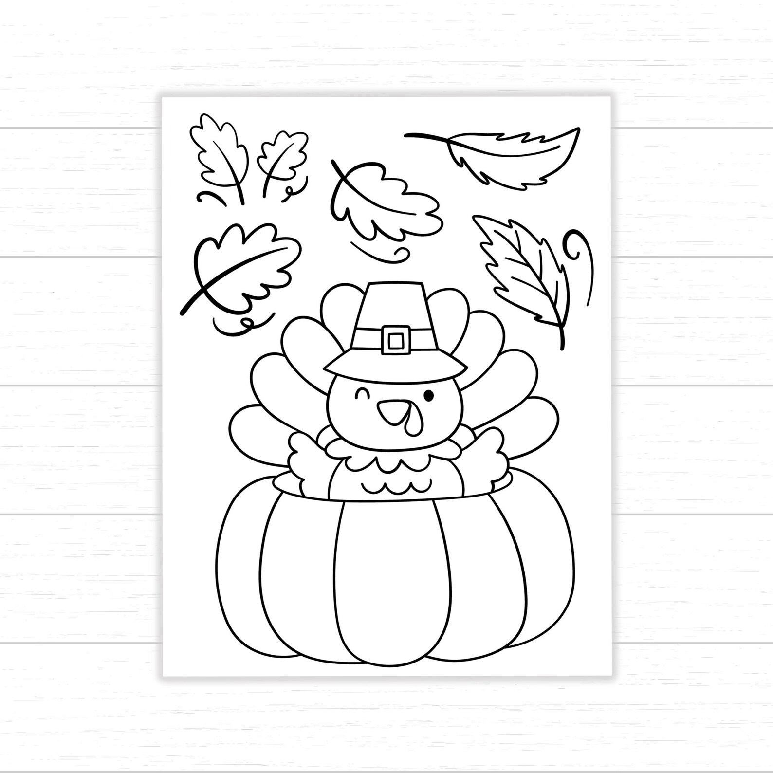 Cute Turkey Coloring Pages, Printable Turkey Coloring Pages for Kids ...