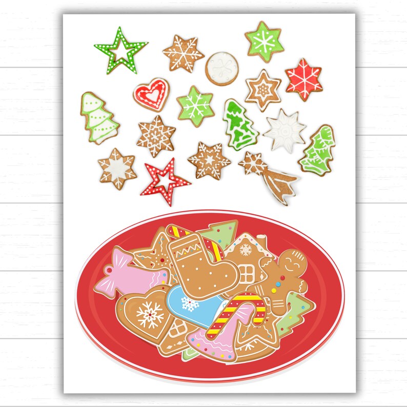 Christmas Cookie Baking Pretend Play Set, Holiday Cookie Baking Pretend ...