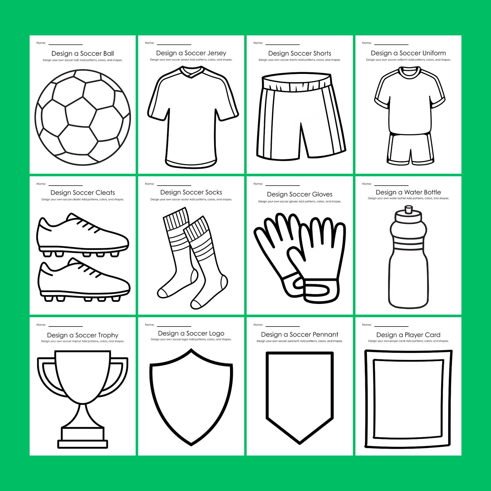 Design Your Own Soccer Ball, Jersey, Shorts, Uniform, Cleats, Socks ...
