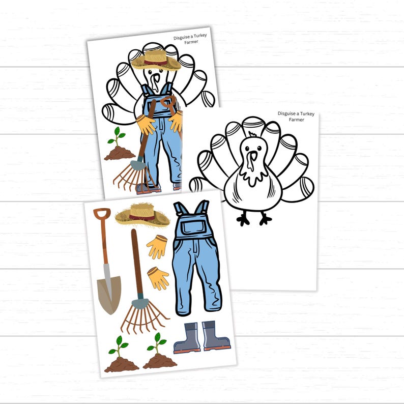 Disguise a Turkey Farmer, Farmer Turkey, Turkey in Disguise Project ...