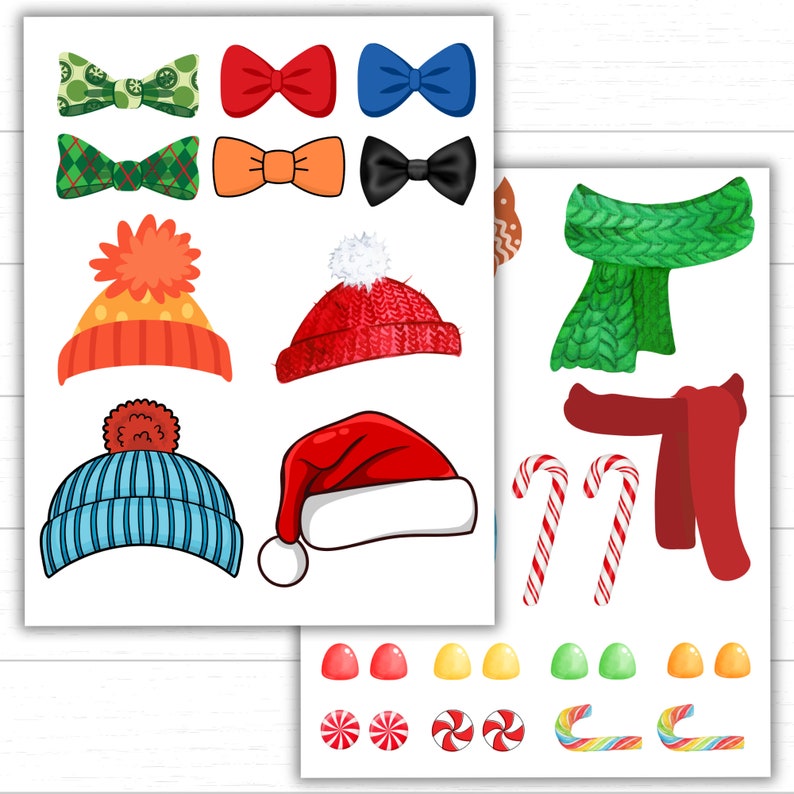 Build a Gingerbread Man Printable Set, Decorate a Gingerbread Man ...