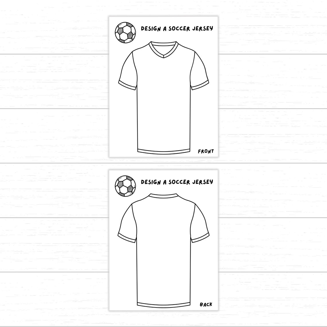 Design Your Own Soccer Jersey Printable for Kids – Fun Soccer Activity ...