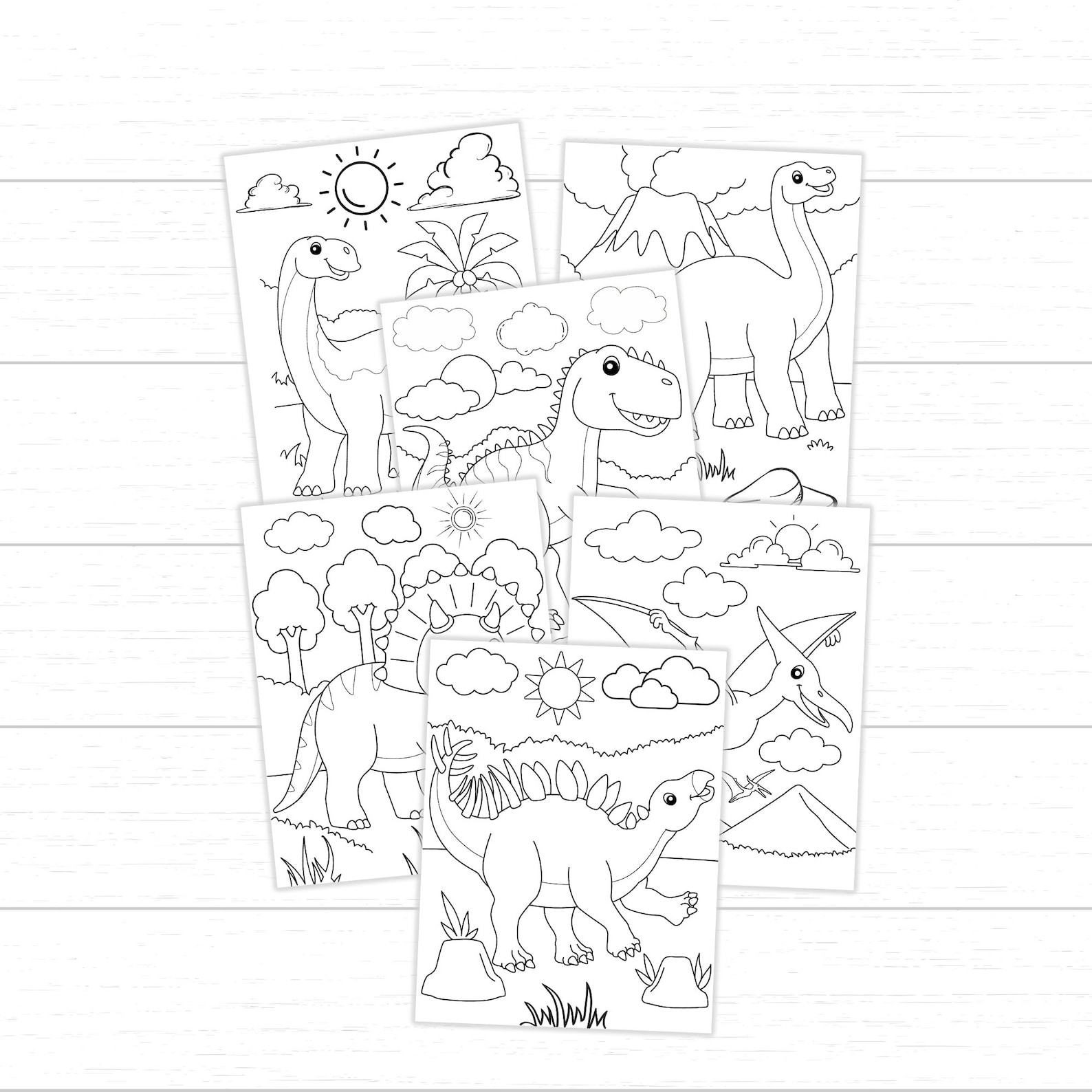 Dinosaur Coloring Pages, Dinosaur Activities for Kids, Printable ...