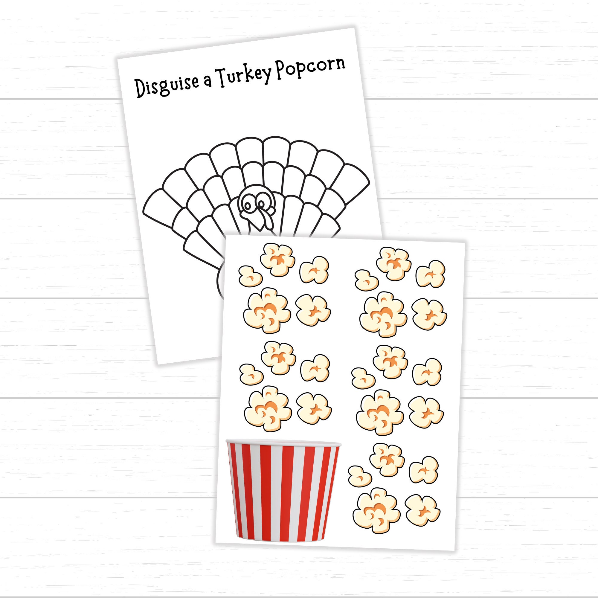 Disguise a Turkey Popcorn, Turkey in Disguise Popcorn, Popcorn Turkey ...
