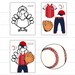 Disguise a Turkey Baseball Player, Printable Turkey Disguise, Sports ...