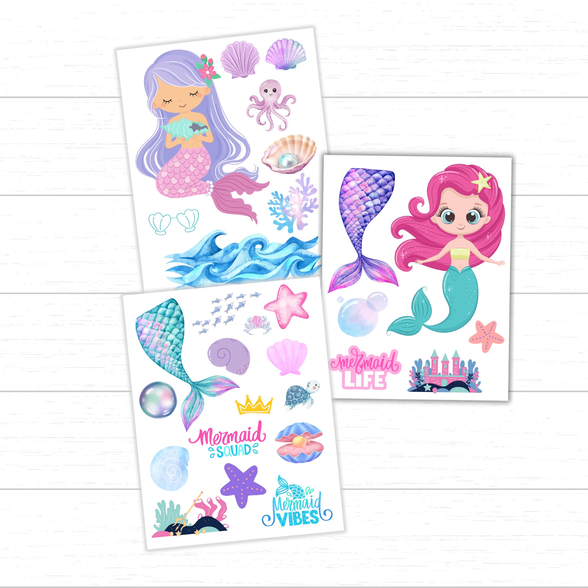 Printable Disguise a Turkey Mermaid Craft – Thanksgiving Activity for ...