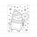Christmas Penguin Coloring Pages, Winter Penguin Coloring Pages ...