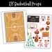 Elf Basketball Props, Christmas Elf Basketball Scene, Set Up ...