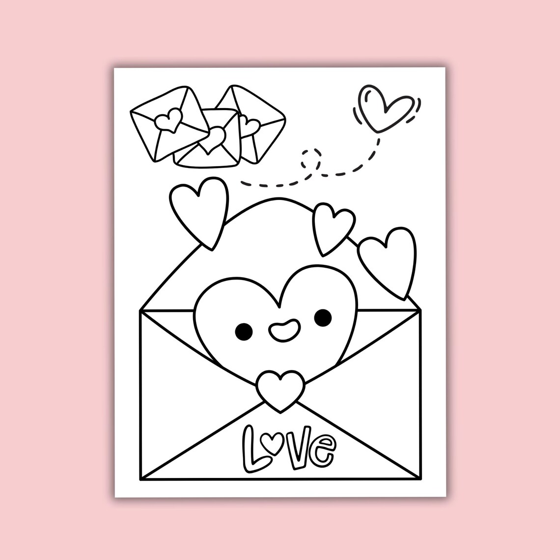 Valentine's Day Coloring Pages for Kids – 3 Printable February Activity ...