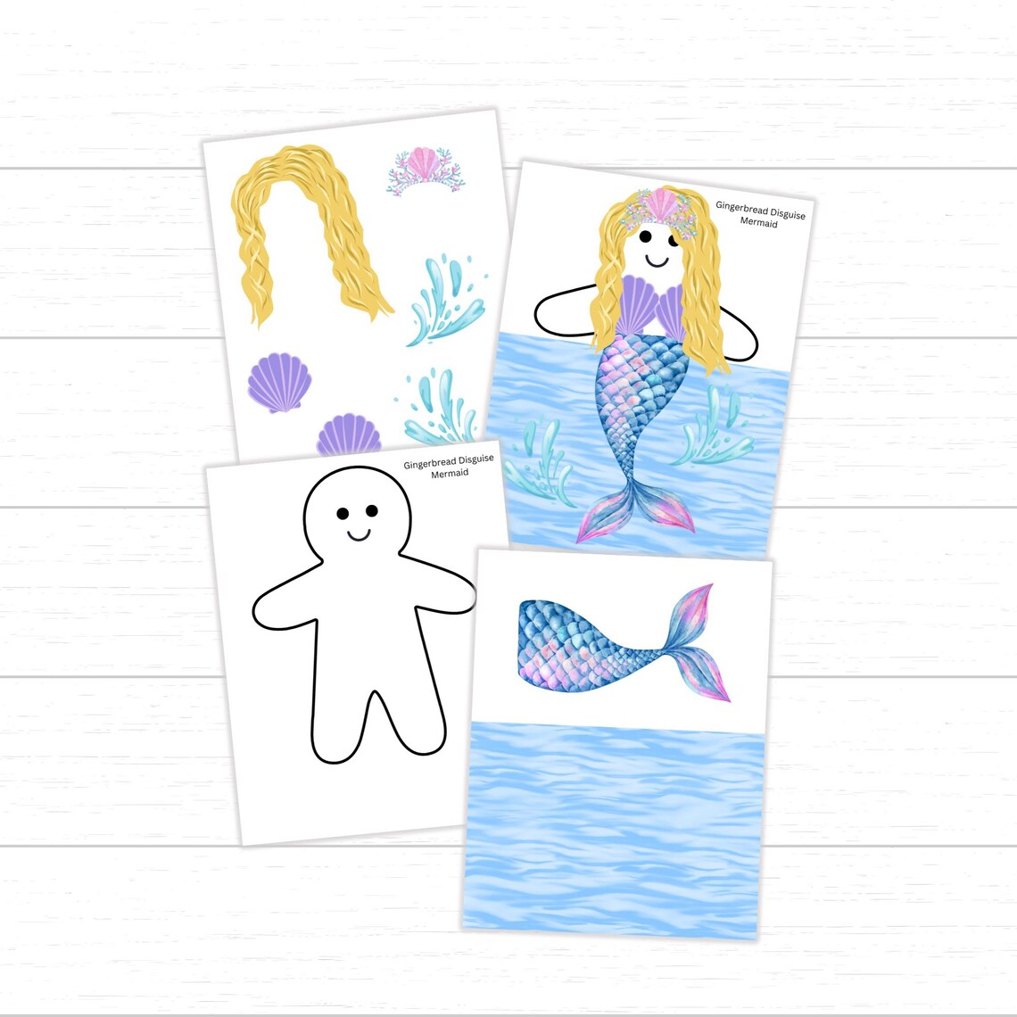 Mermaid Gingerbread Disguise, Disguise a Gingerbread Man Project ...