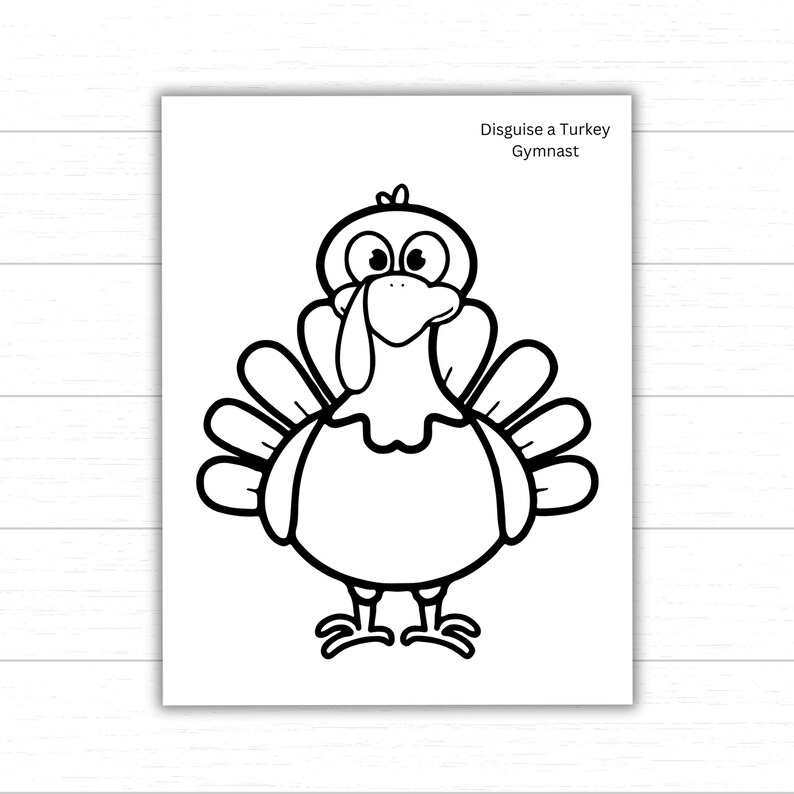 Disguise a Turkey Gymnast, Gymnast Turkey Disguise Printable ...