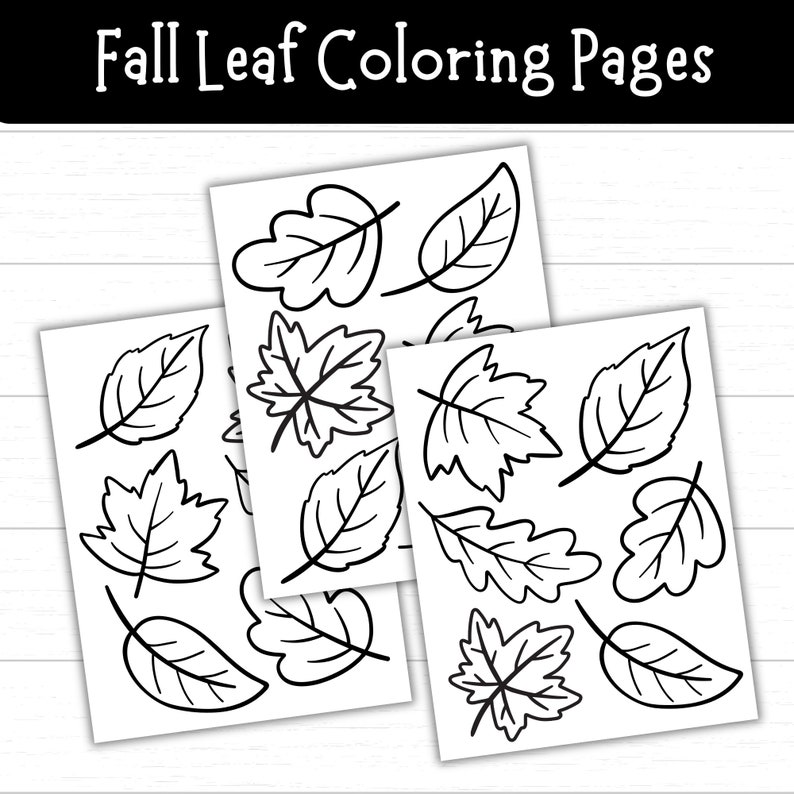 Fall Leaf Coloring Pages, Leaf Printables, Autumn Leaf Coloring Sheets ...