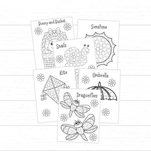 Spring Dot Marker Activities, Spring Printables for Kids, Dot Marker ...