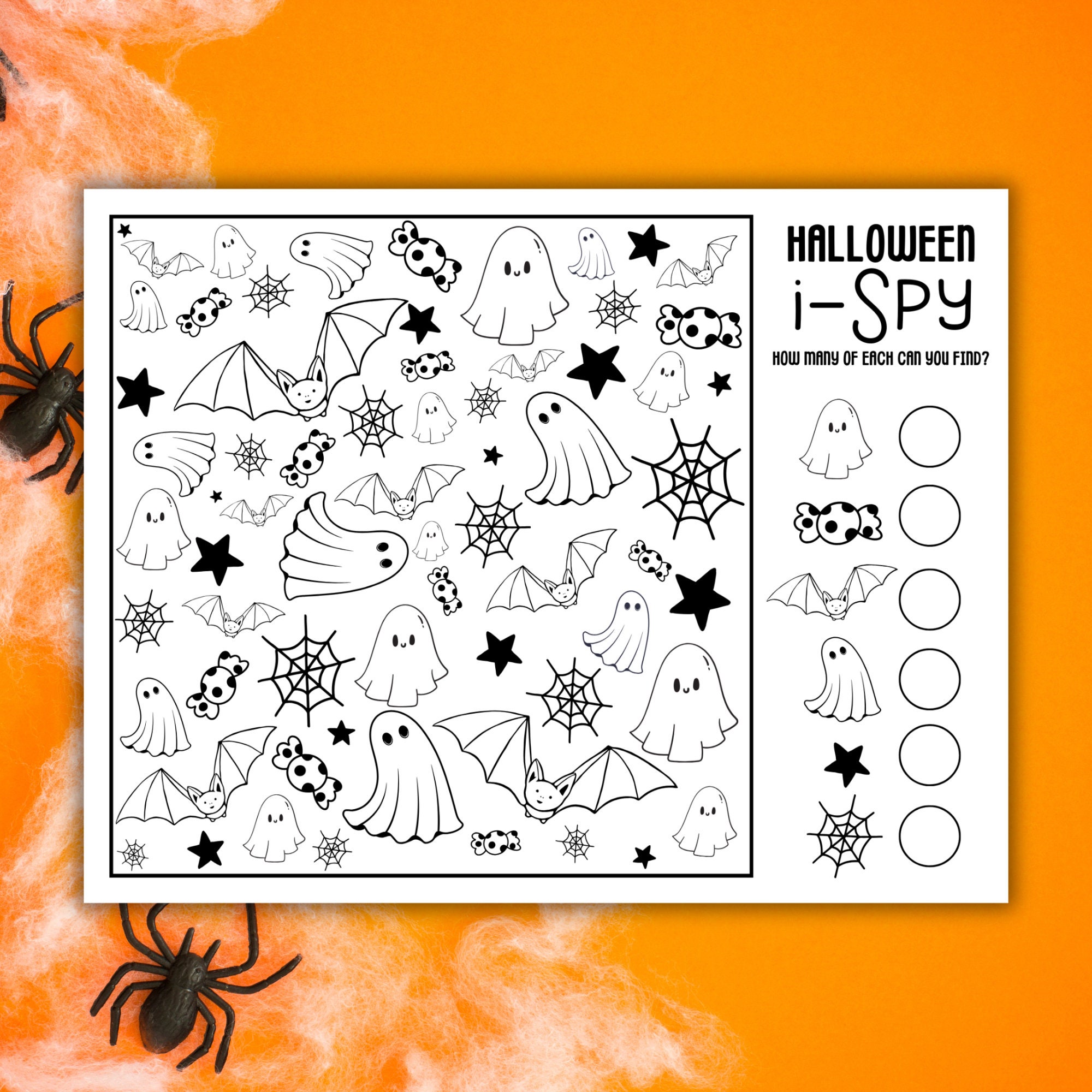 Halloween Placemat Activity Printable, Halloween Placemats, Halloween ...