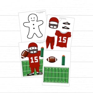Disguise a Gingerbread Man Football Player, Gingerbread Man Disguise ...