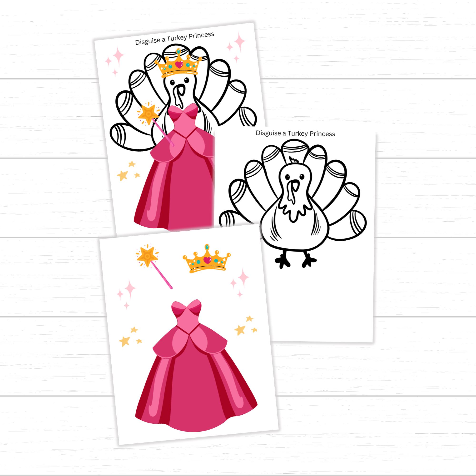 Disguise a Turkey Princess, Turkey in Disguise Princess, Princess ...