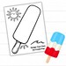 Design Your Own Ice Cream Pop, Ice Cream Coloring Pages, Ice Cream ...