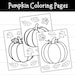 Pumpkin Coloring Pages, Fall Pumpkin and Leaf Coloring Pages, Fall ...
