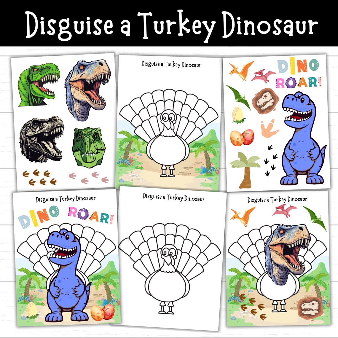 Disguise a Turkey Dinosaur, Dinosaur Turkey Disguise, Disguise a Turkey ...
