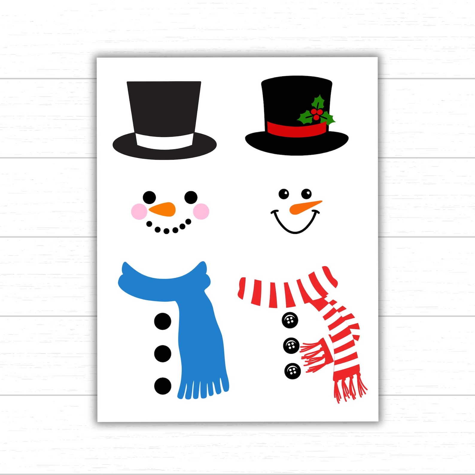 Disguise a Gingerbread Man Snowman, Printable Snowman Outfit, Winter ...
