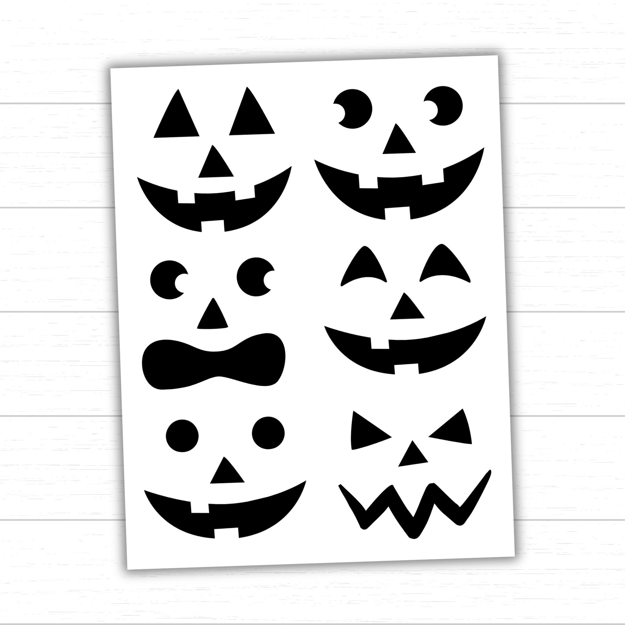 Build A Jack-o-lantern, Pumpkin Faces, Halloween Activity, Build A ...