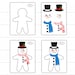 Disguise a Gingerbread Man Snowman, Printable Snowman Outfit, Winter ...