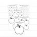 Apple Templates for Crafts and Activities, Apples to Color, Apples to ...
