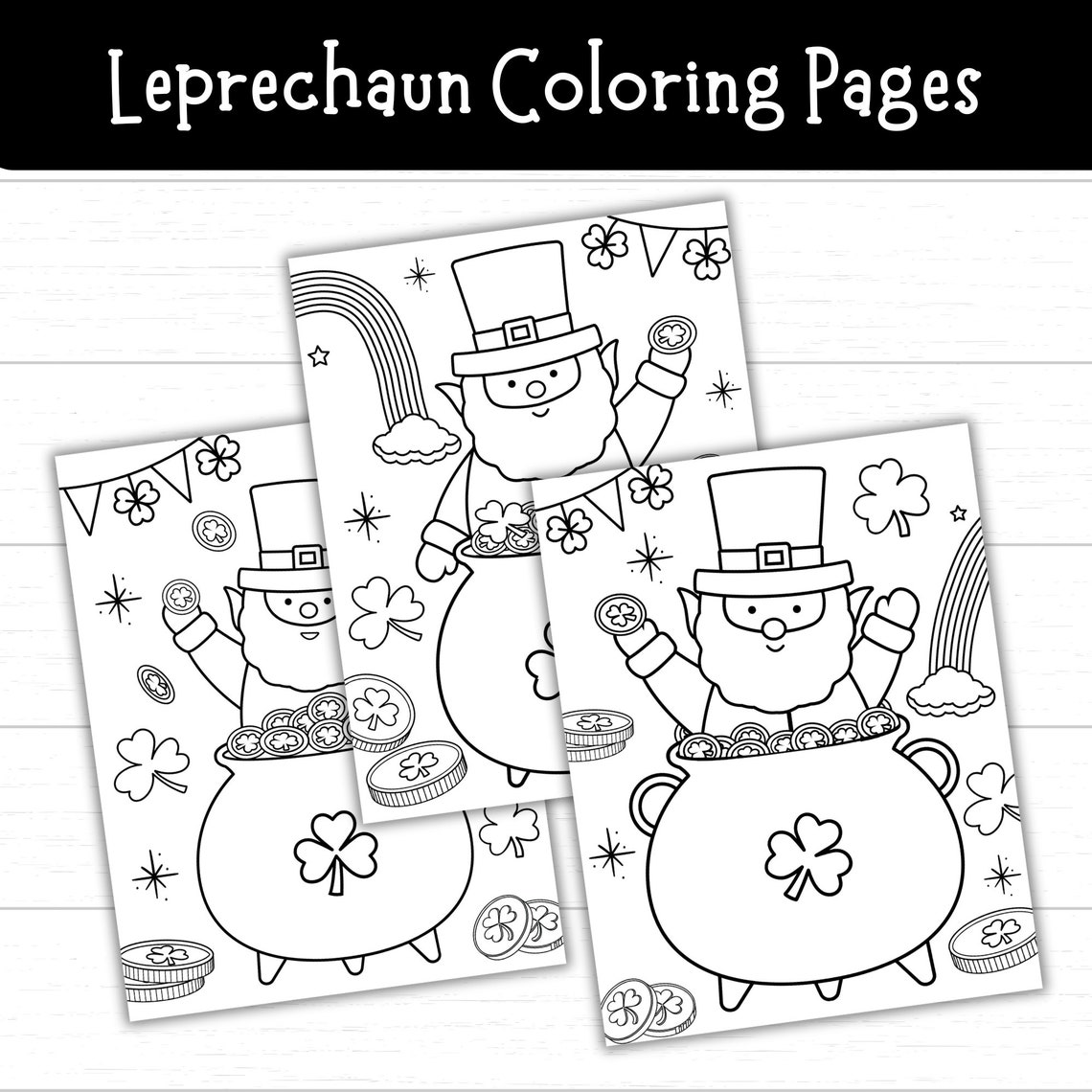 Leprechaun Coloring Pages, Printable Leprechaun Activities, St. Patrick ...