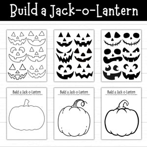 Build A Jack-o-lantern, Jack-o-lantern Faces, Pumpkin Faces, Jack-o ...