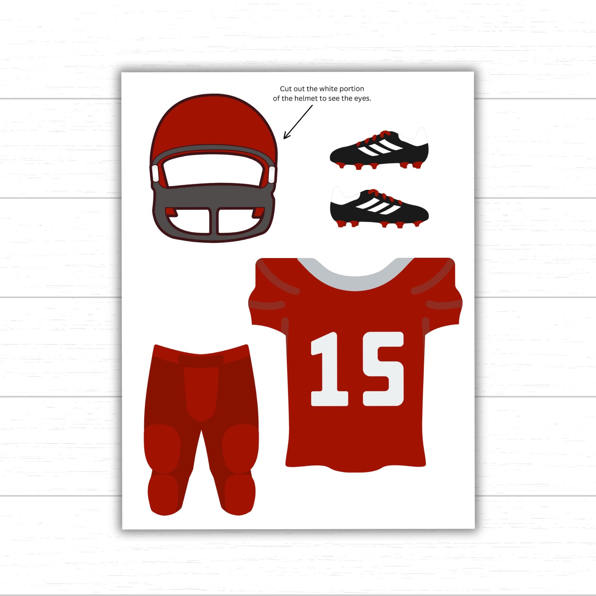 Disguise a Gingerbread Man Football Player, Gingerbread Man Disguise ...