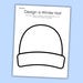 Design a Winter Hat Printable | 6 Winter Hat Templates for Kids ...