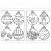 Christmas Ornament Coloring Pages, Christmas Coloring Pages for Kids ...