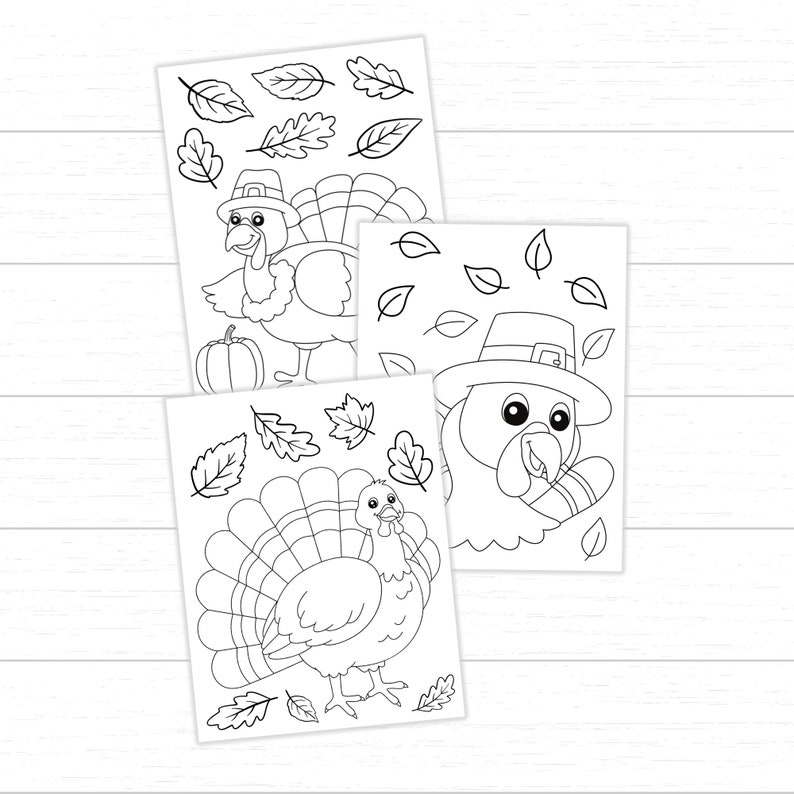 Thanksgiving Turkey Coloring Pages, Printable Turkey Coloring Pages ...
