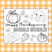 Thanksgiving Placemat Activity Printable, Thanksgiving Placemats, Fall ...