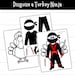 Disguise a Turkey Ninja Printable, Ninja Turkey Craft for Kids ...