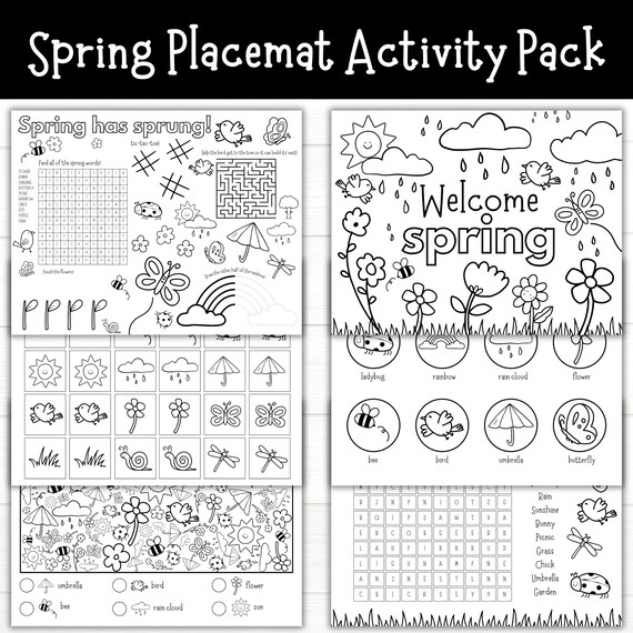 Printable Spring Activities