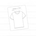 Design a T-shirt Printable, T Shirt Coloring Page, Decorate a Shirt ...