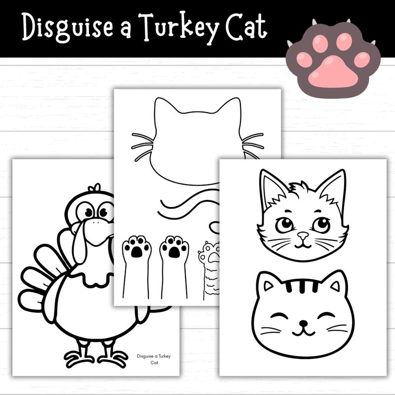 Cat Disguise Turkey - Etsy