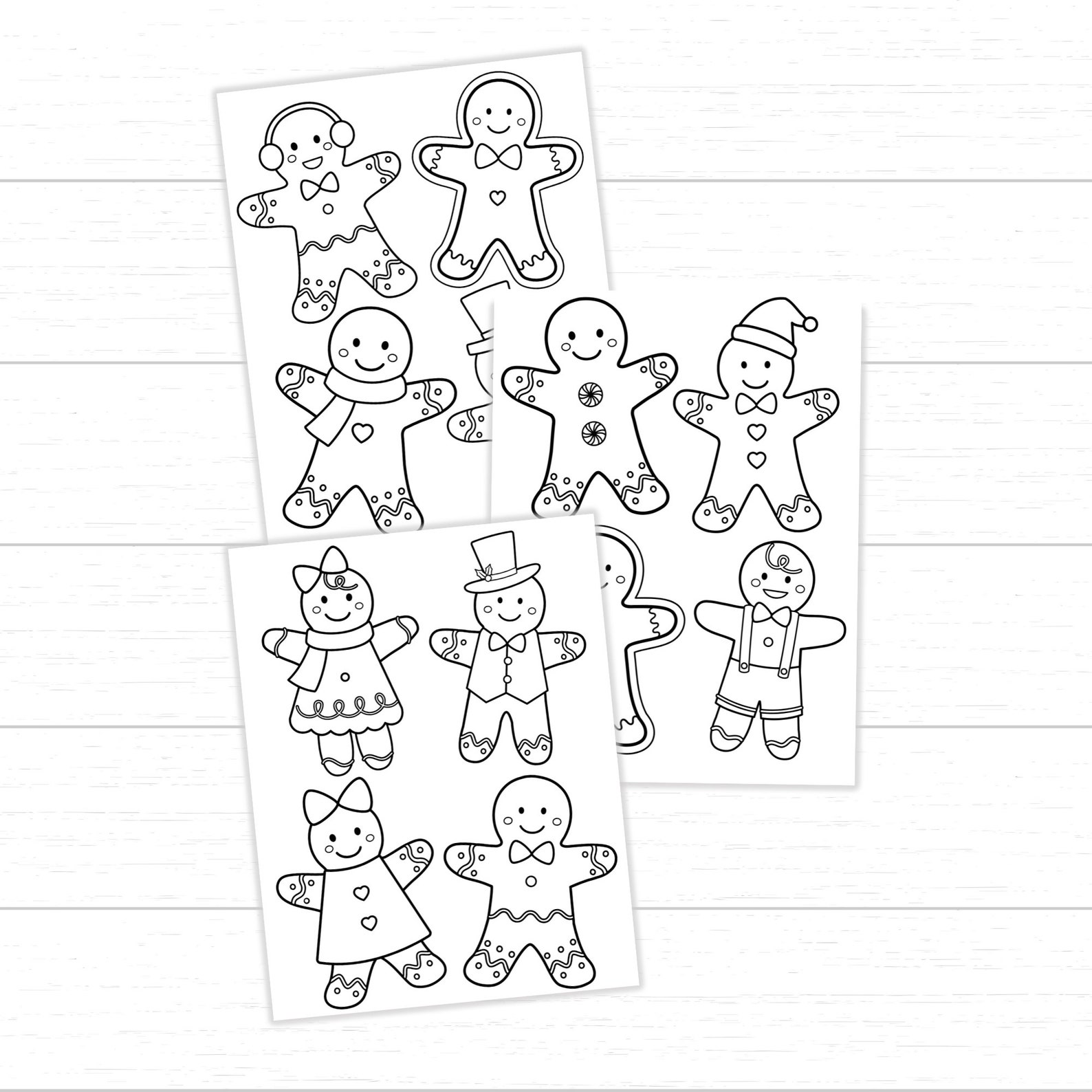 Gingerbread Man Coloring Pages, Gingerbread Man Cookie Coloring Pages ...
