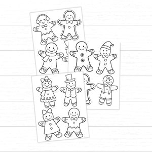Gingerbread Man Coloring Pages, Gingerbread Man Cookie Coloring Pages ...