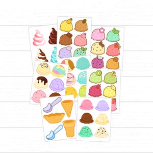 Build an Ice Cream Cone, Ice Cream Printables, Pretend Play, Preschool ...