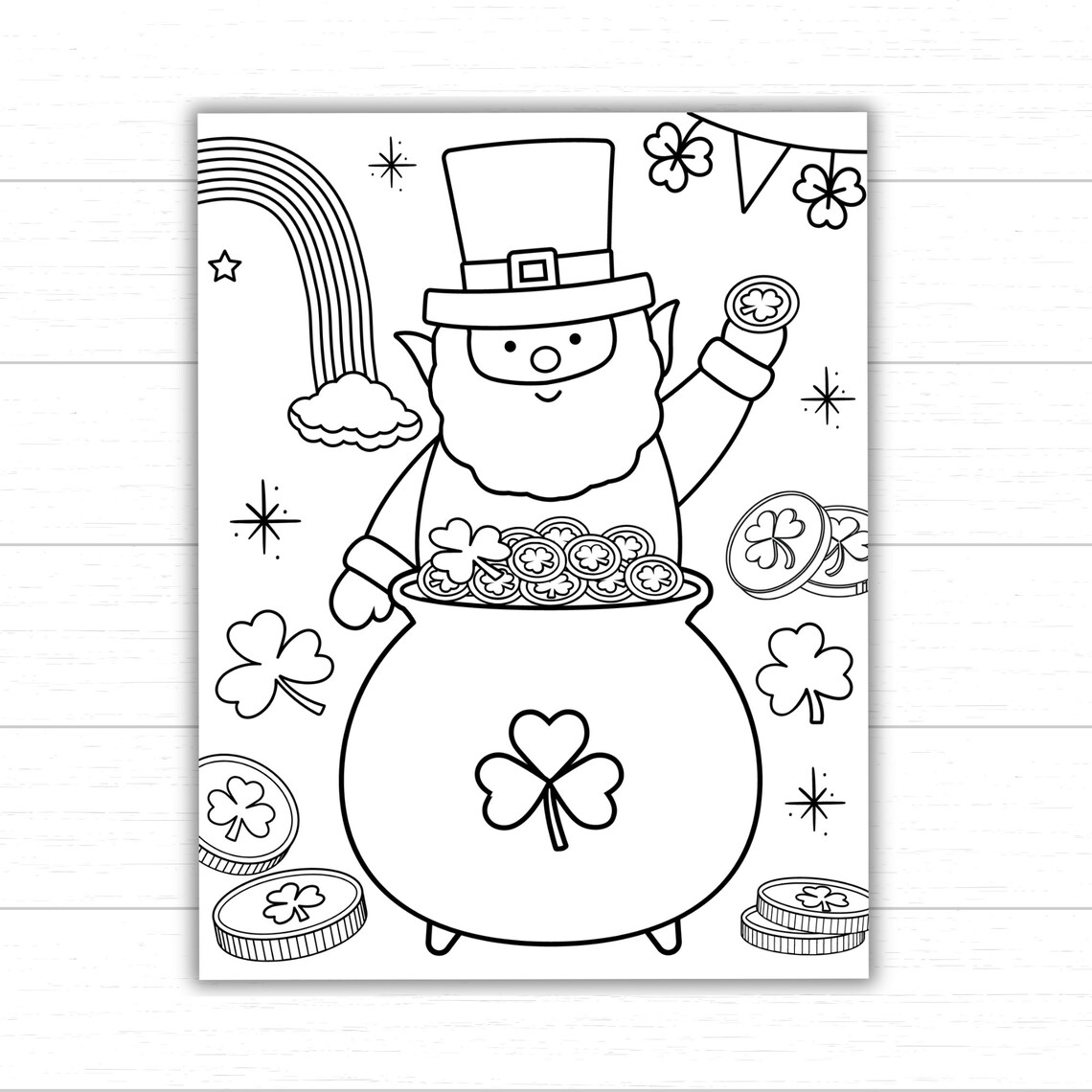 Leprechaun Coloring Pages, Printable Leprechaun Activities, St. Patrick ...