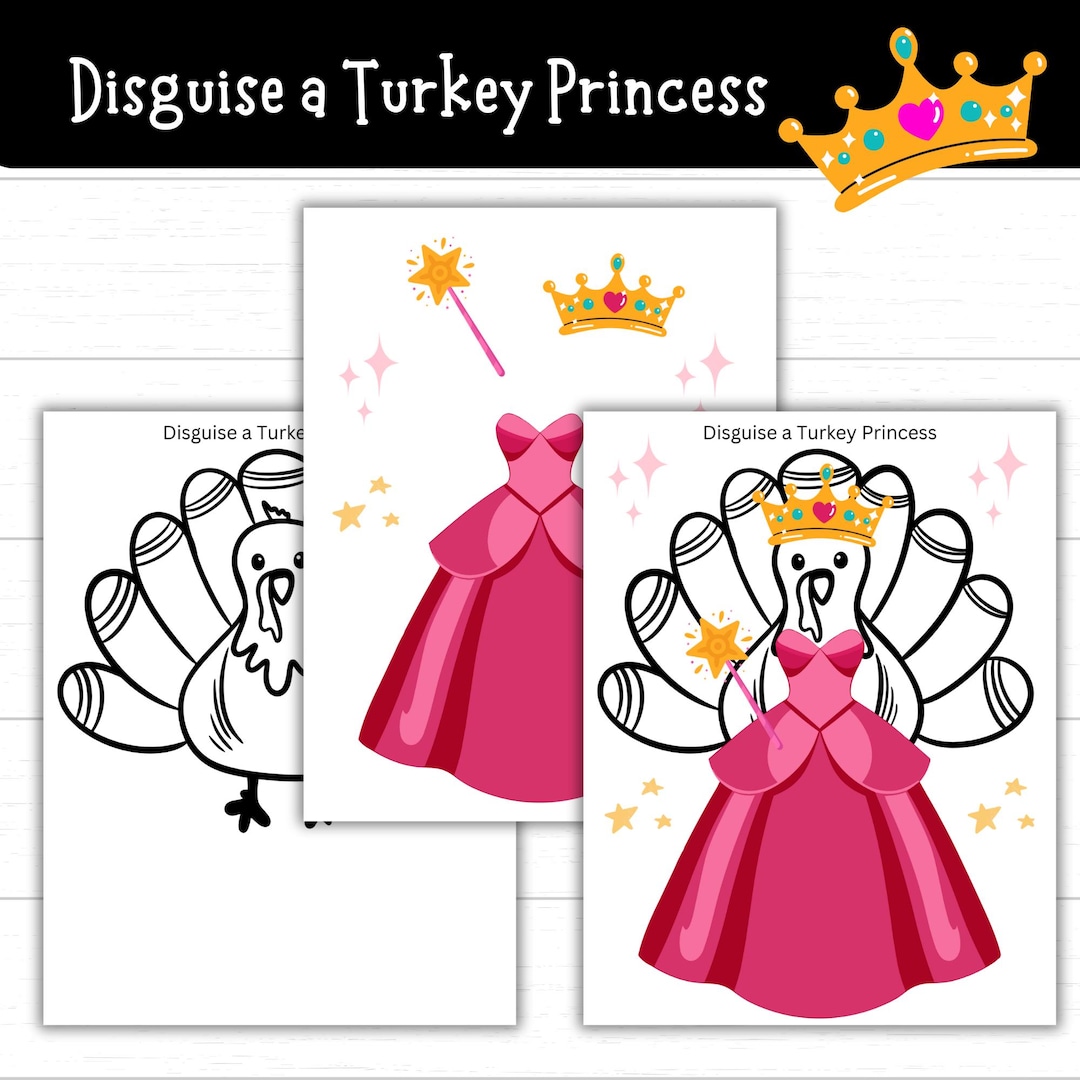 Disguise a Turkey Princess, Turkey in Disguise Princess, Princess ...