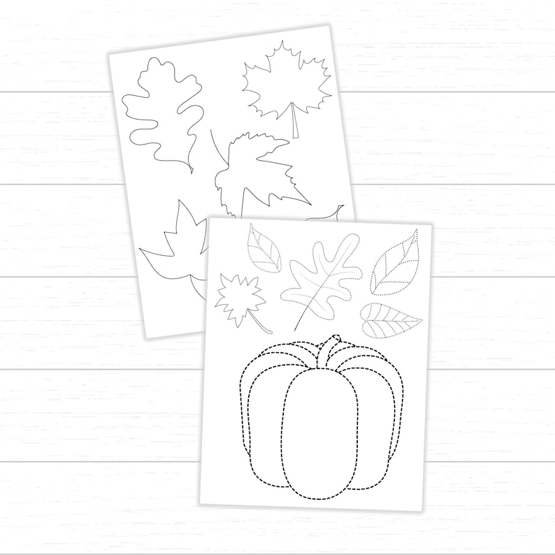 Fall Leaf Coloring Pages, Fall Leaf Activities, Fall Leaf Activity Pack ...