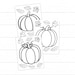 Pumpkin Coloring Pages, Fall Pumpkin and Leaf Coloring Pages, Fall ...